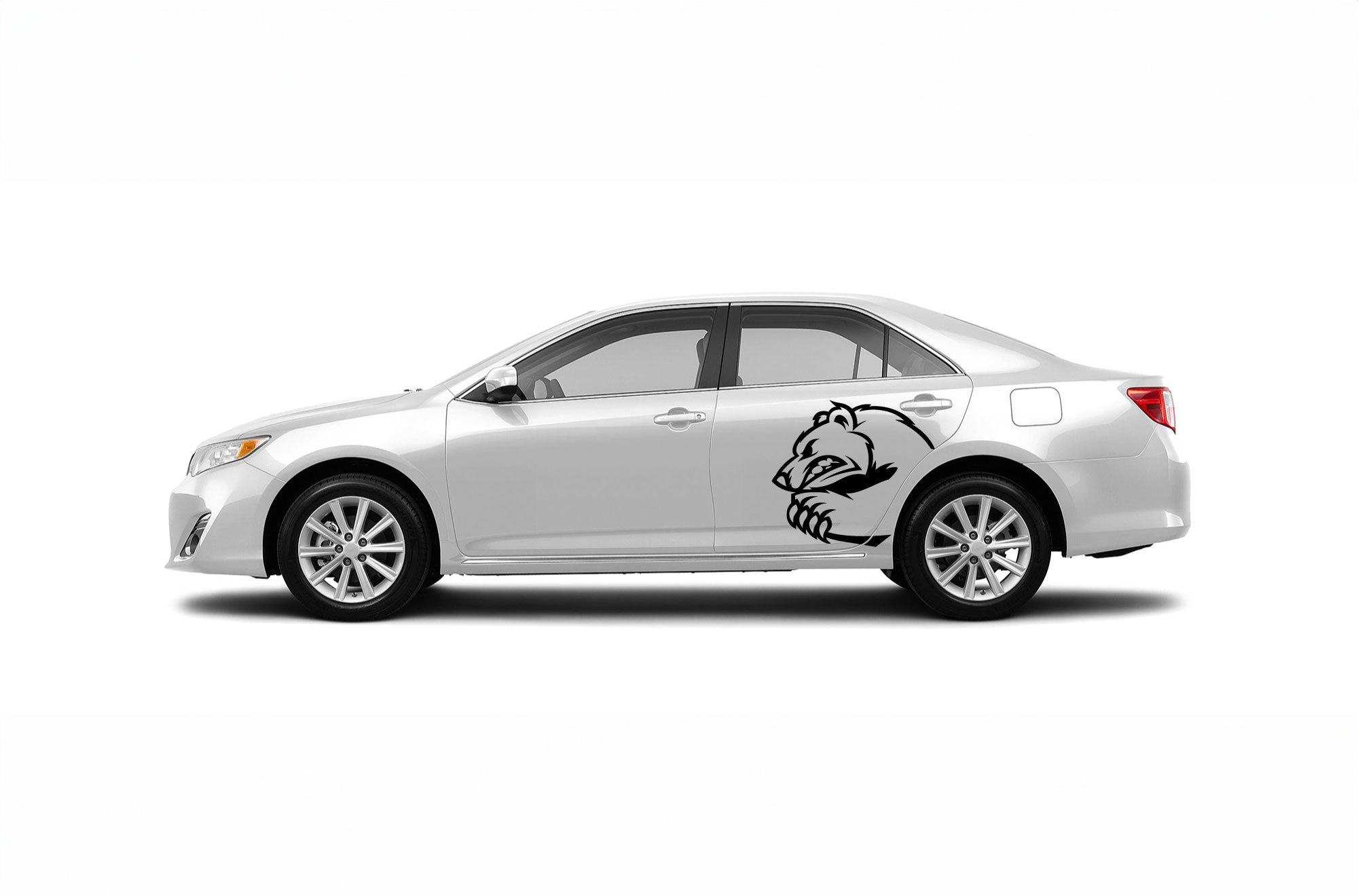 Angry bear side graphics decals for Toyota Camry 2012-2017