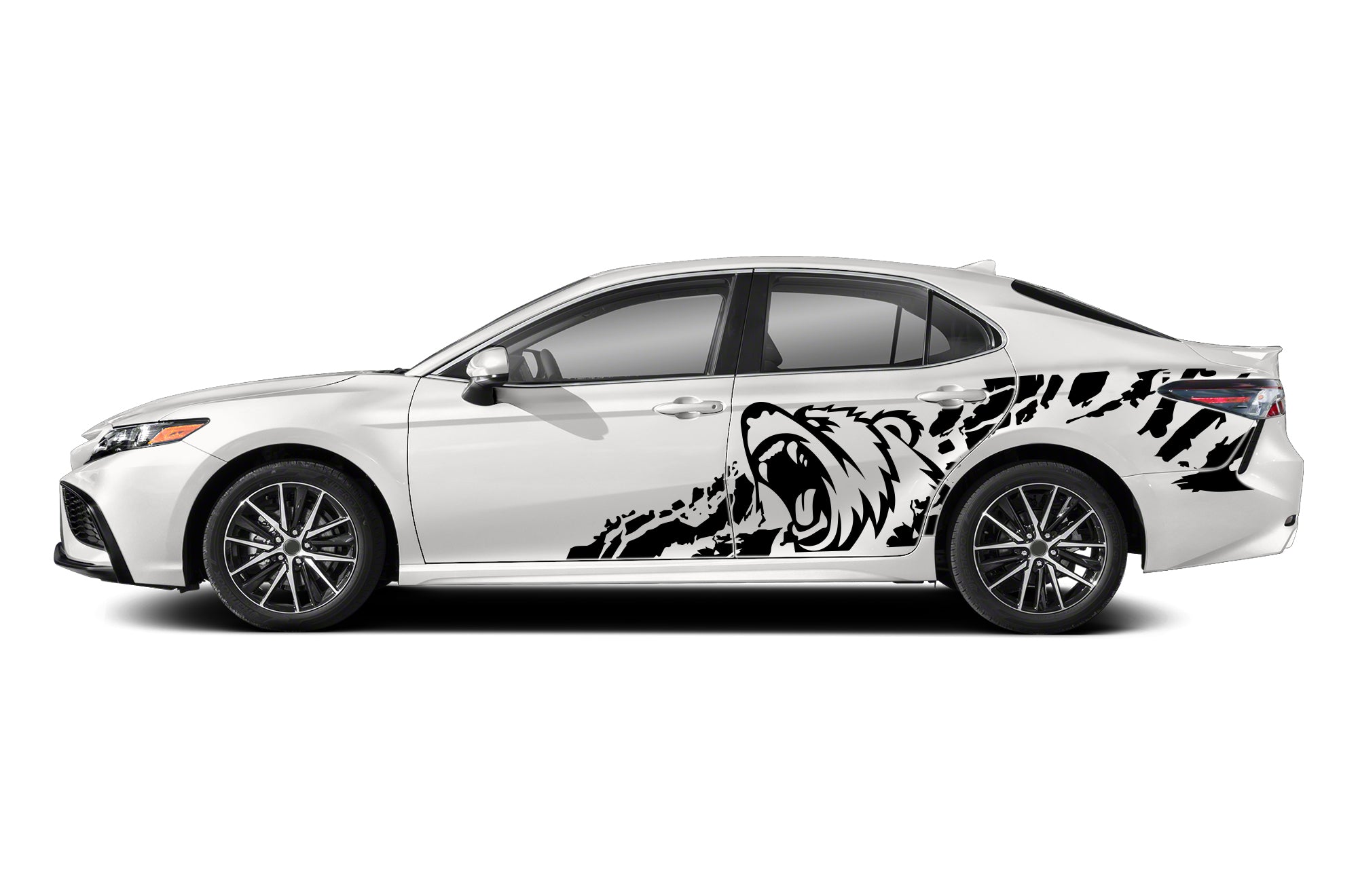 Bear side graphics decals for Toyota Camry 2018-2024