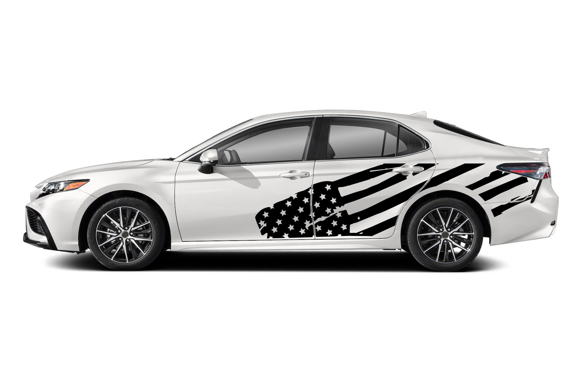 Flag USA side graphics decals for Toyota Camry 2018-2024