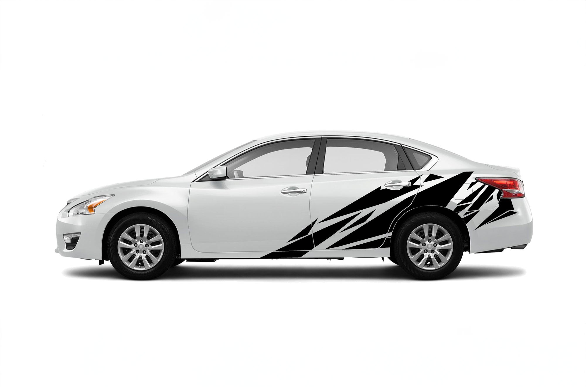 Geometric pattern side graphics decals for Nissan Altima 2013-2018