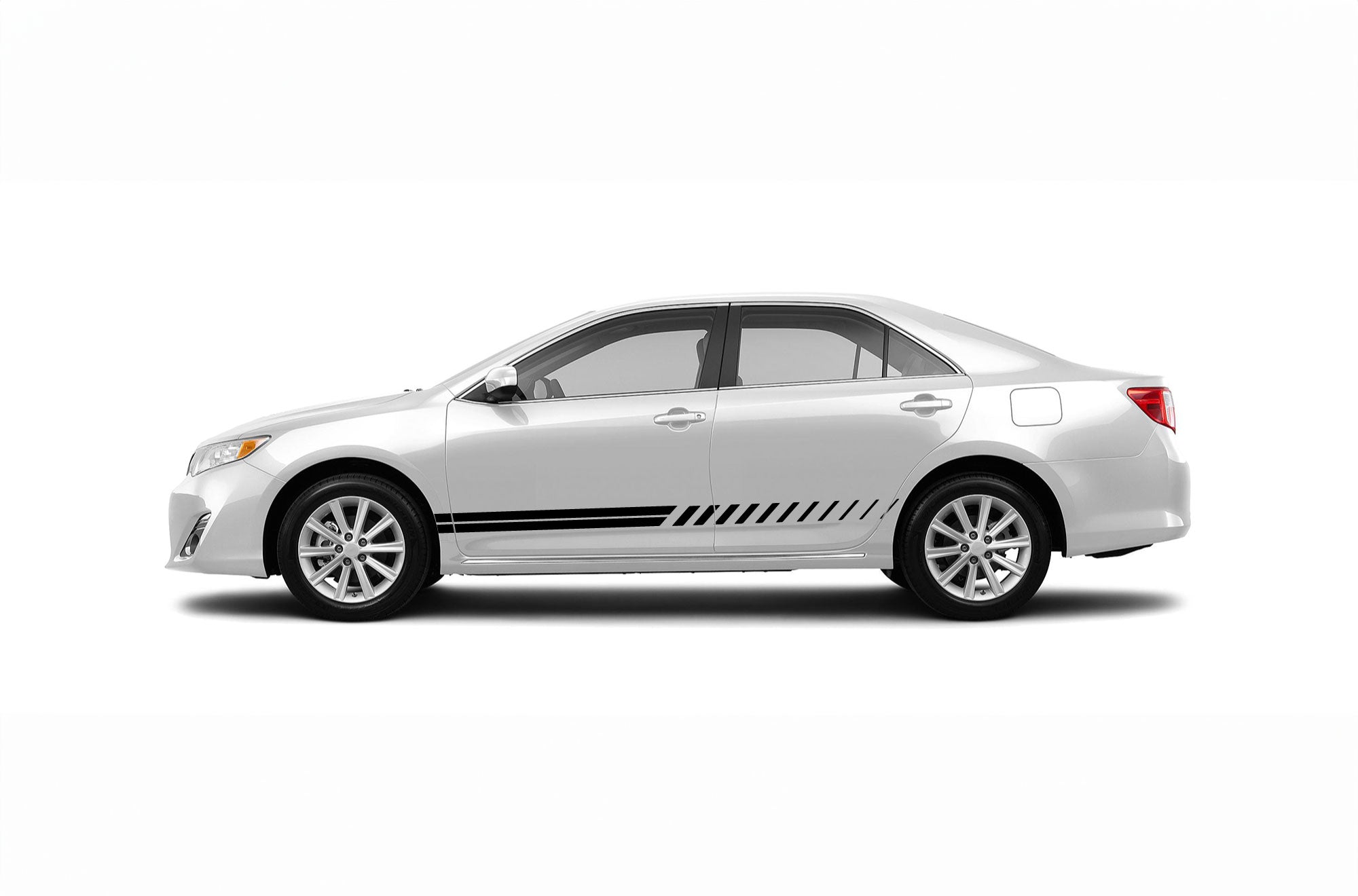 Lower rush stripes graphics decals for Toyota Camry 2012-2017
