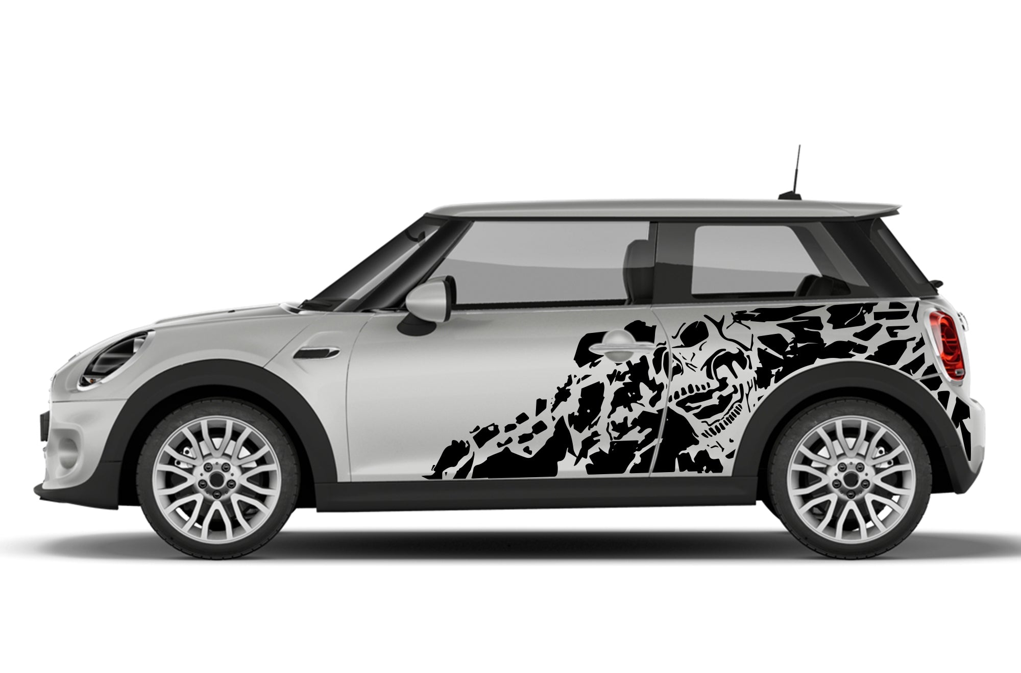 Nightmare side graphics decals for Mini Cooper Hardtop