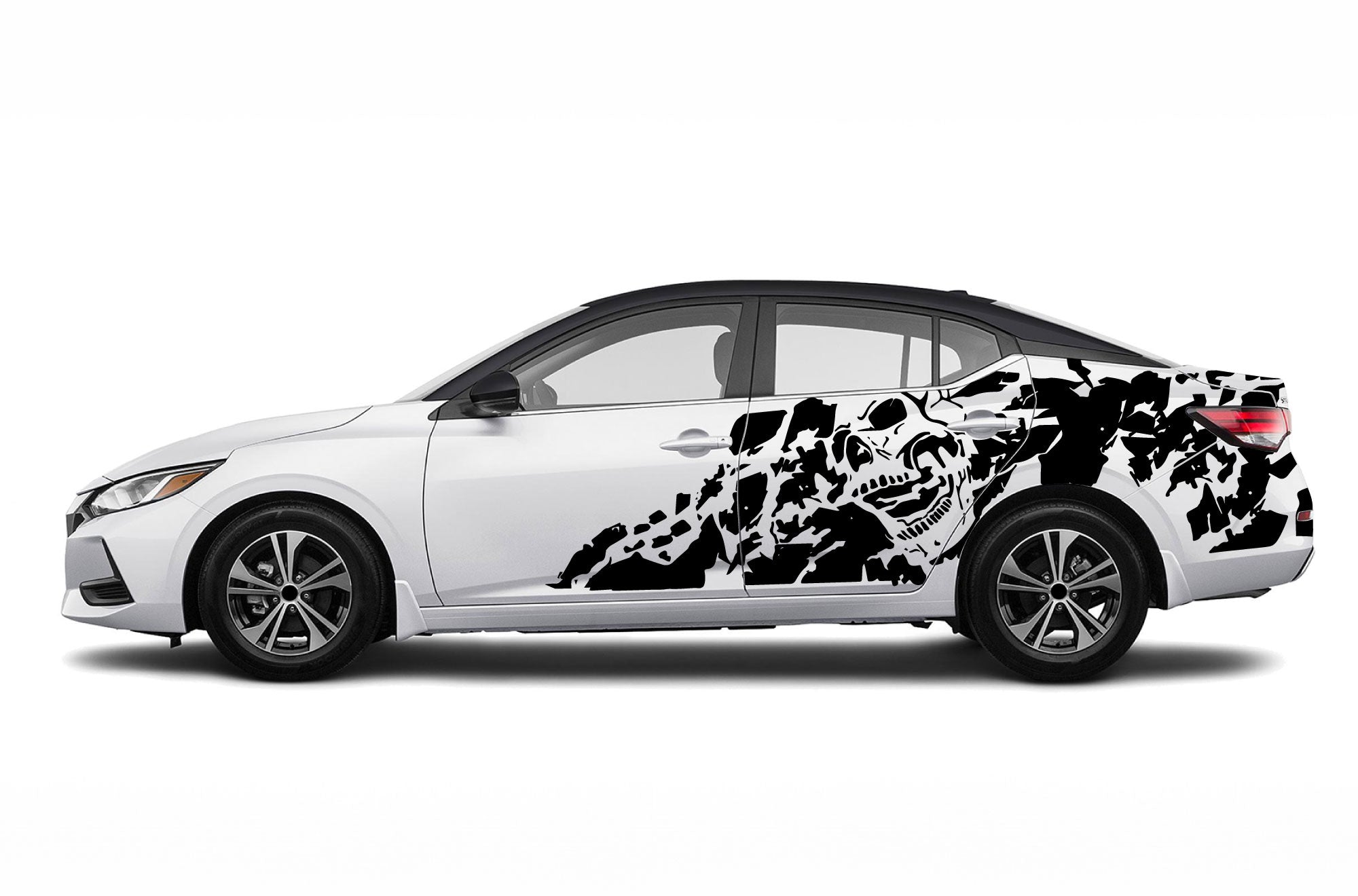 Nightmare side graphics decals for Nissan Sentra