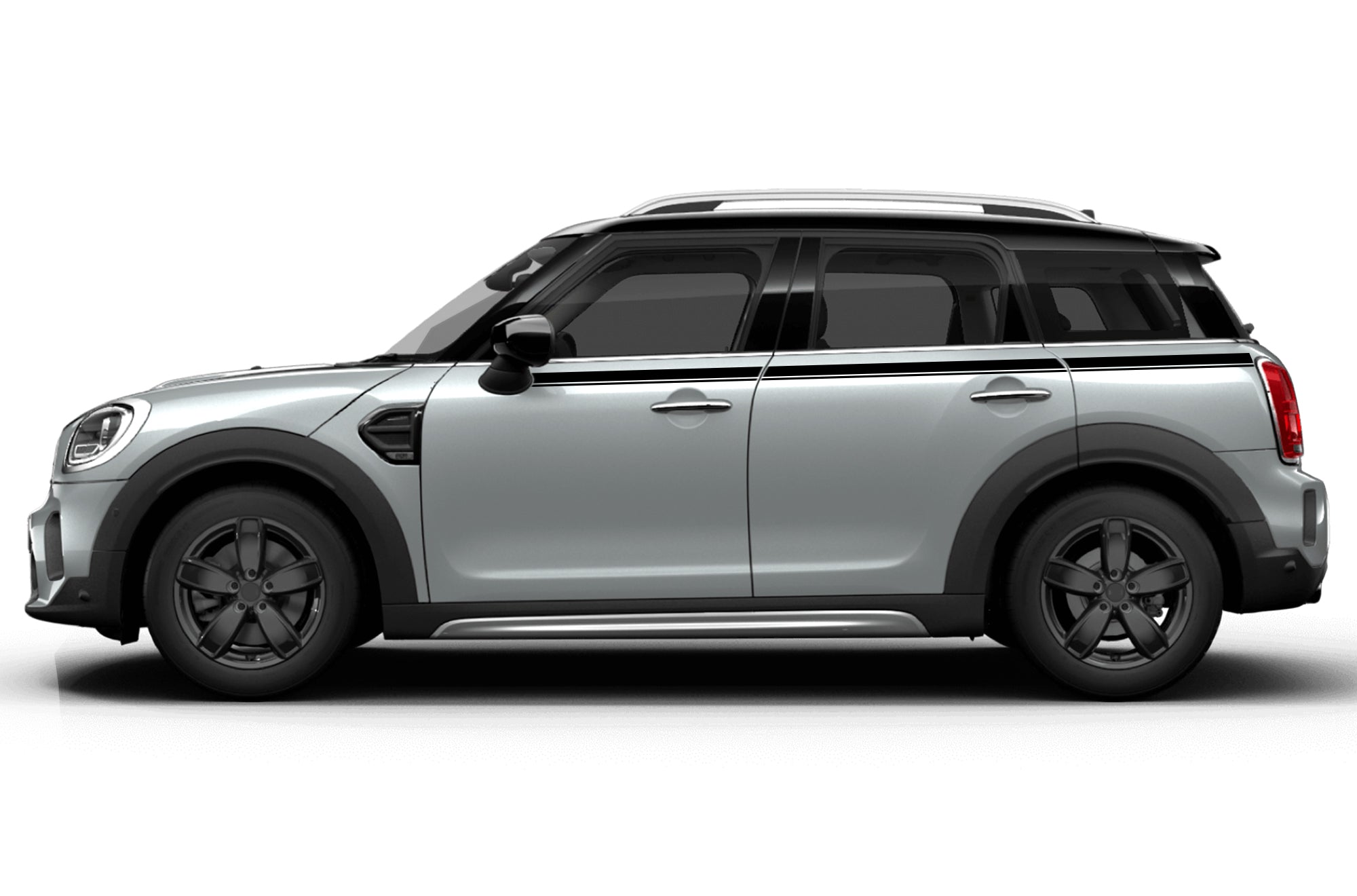 Upper stripes side graphics decals for Mini Cooper Countryman