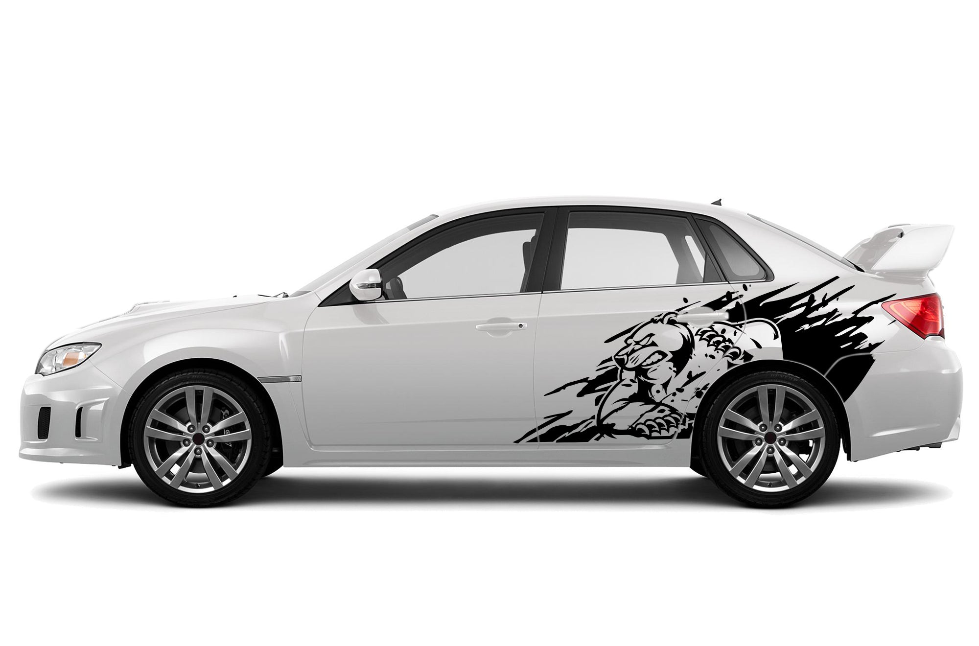 Wild bear side graphics decals for Subaru Impreza 2012-2016