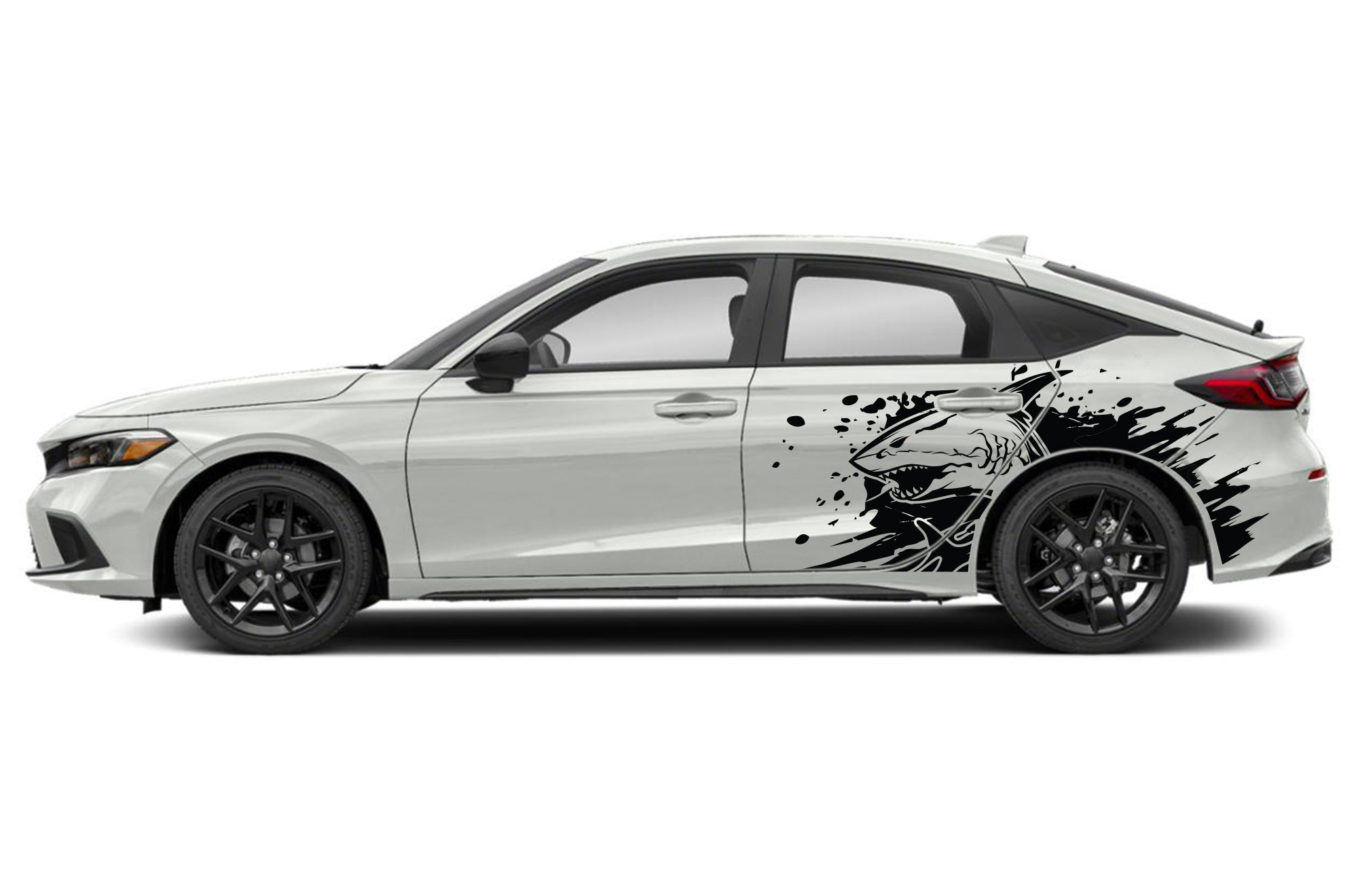Wild sea side graphics decals for Honda Civic