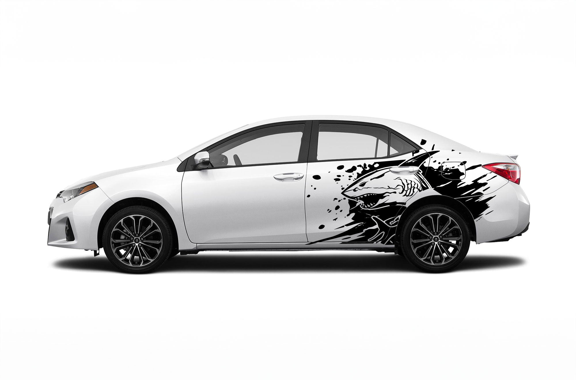 Wild sea side graphics decals for Toyota Corolla 2014-2019