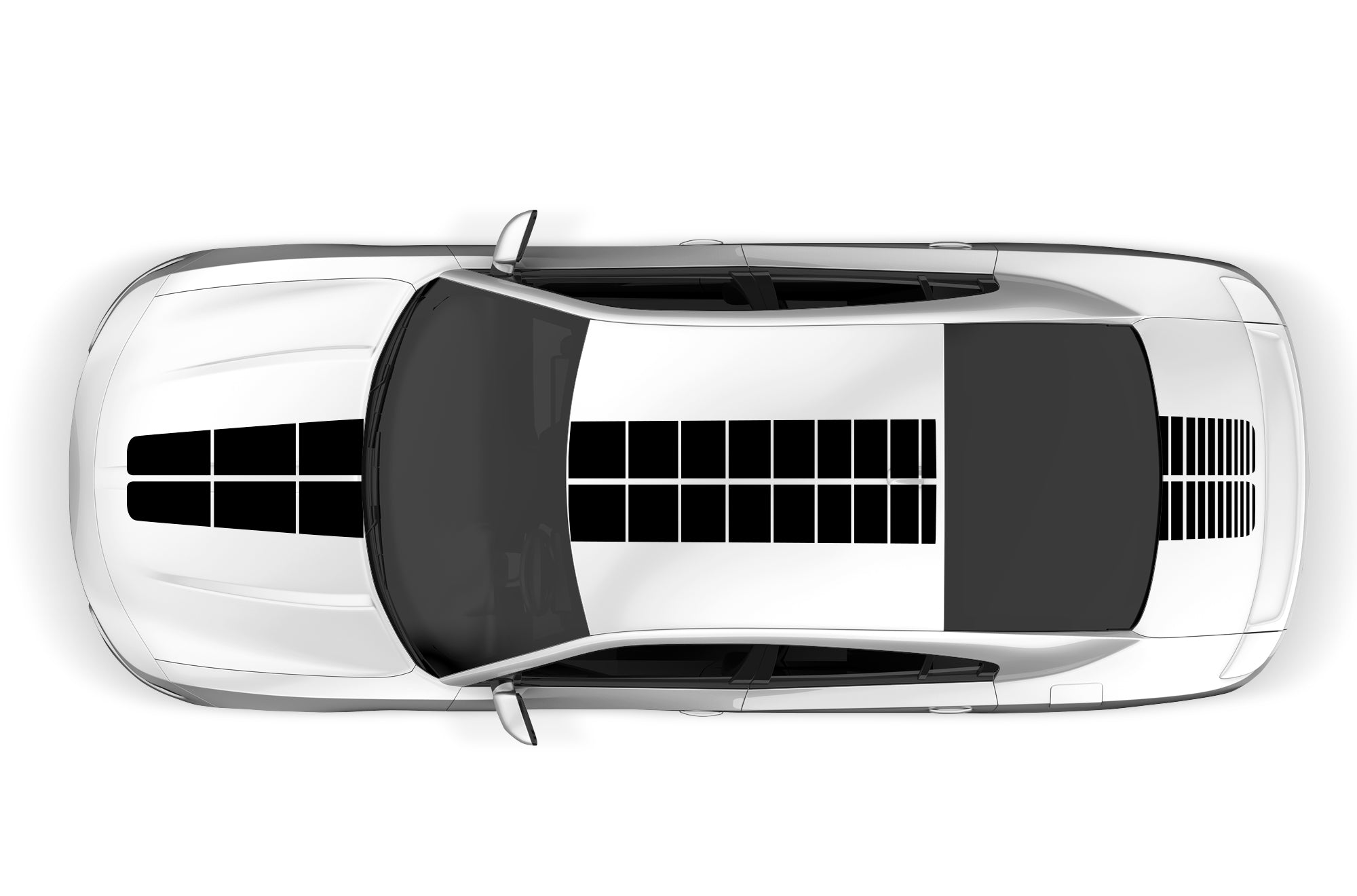 Pulse racing stripes graphics decals for Dodge Charger